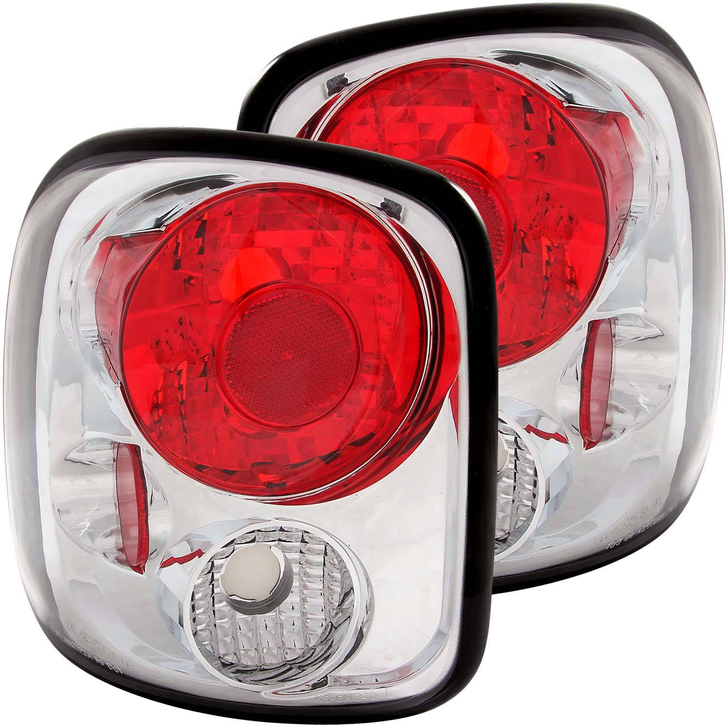 CHEVY SILVERADO / GMC SIERRA STEPSIDE 99-04 TAIL LIGHTS CHROME