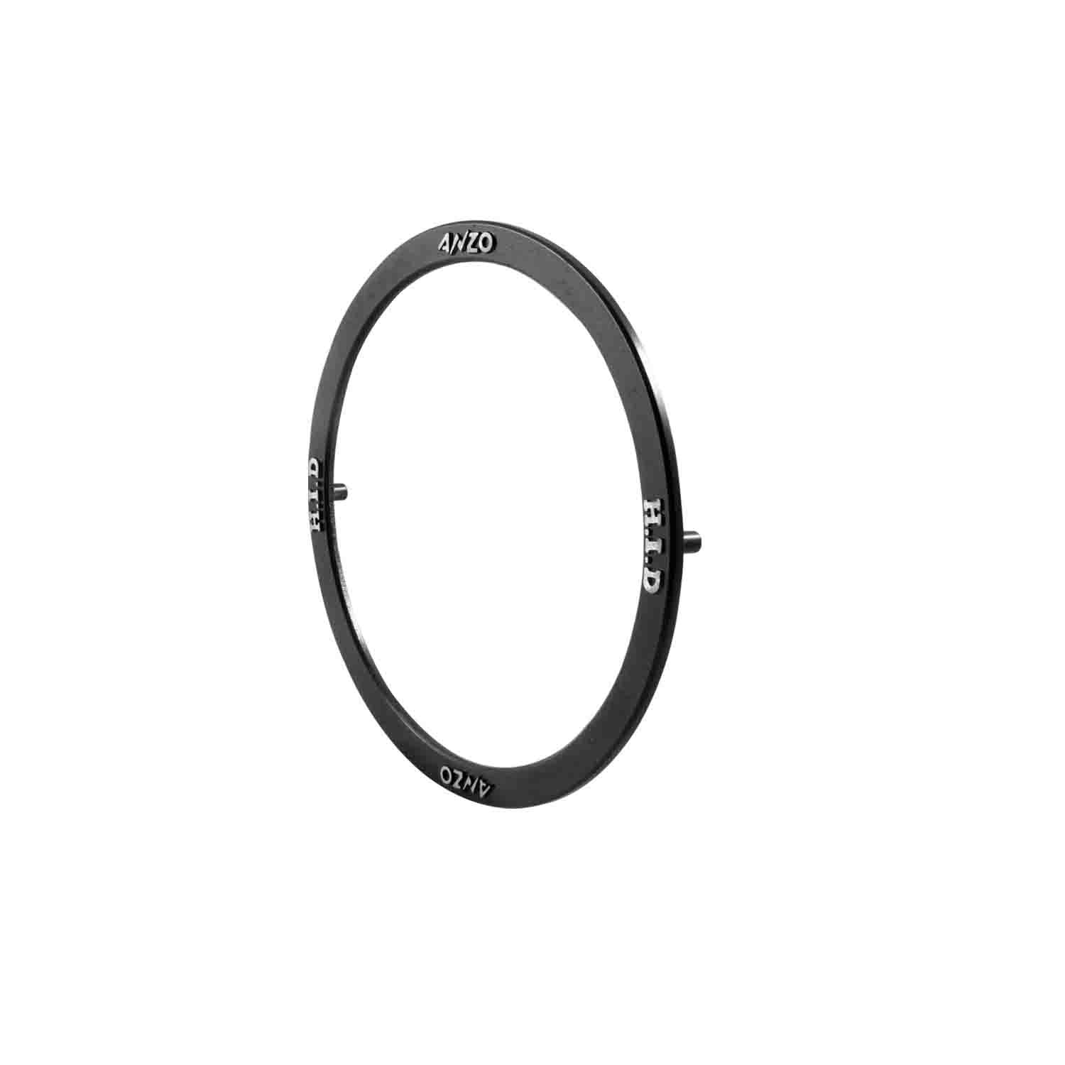 4" HID RING (BLACK) W/ ANZO LOGO